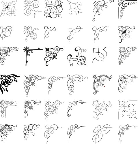 Accents Borders Vector Images (over 2,300)