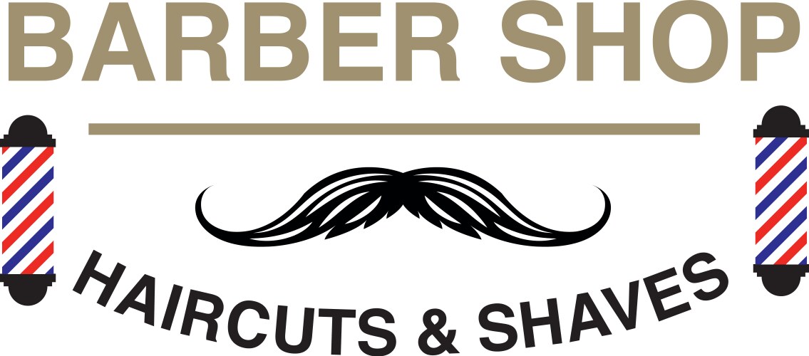 Barber shop labels banner logo inspiratio Vector Image