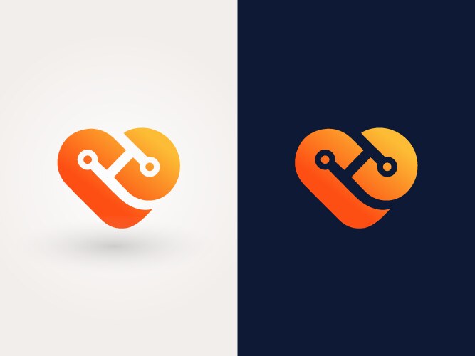 Cloud technology information logo design template Vector Image