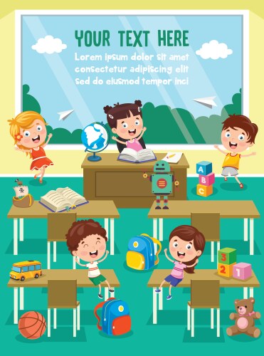Preschool children Royalty Free Vector Image - VectorStock