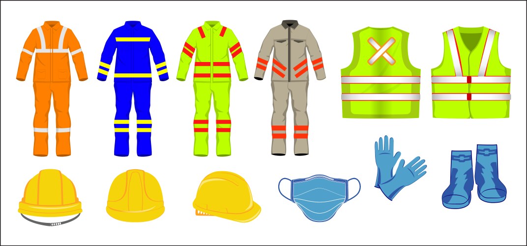 Fall protection construction worker safety first Vector Image