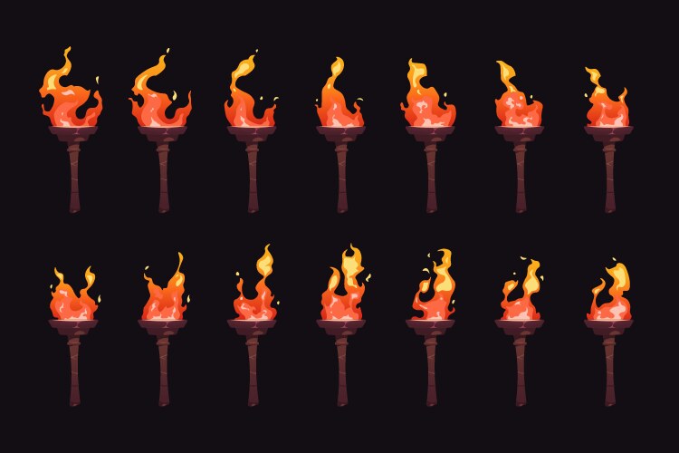 Fire Sprites Vector Images (over 700)