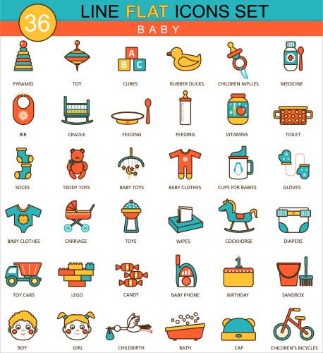Cartoon baby boy Royalty Free Vector Image - VectorStock