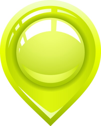 Pointer location for the map Royalty Free Vector Image