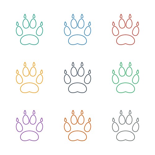 Free Paw Print Vector Images (over 840)