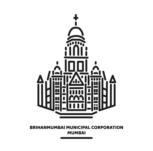 Mumbai bmc office icon Royalty Free Vector Image