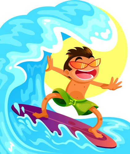 Surfer Cartoon Vector Images (over 9,200)