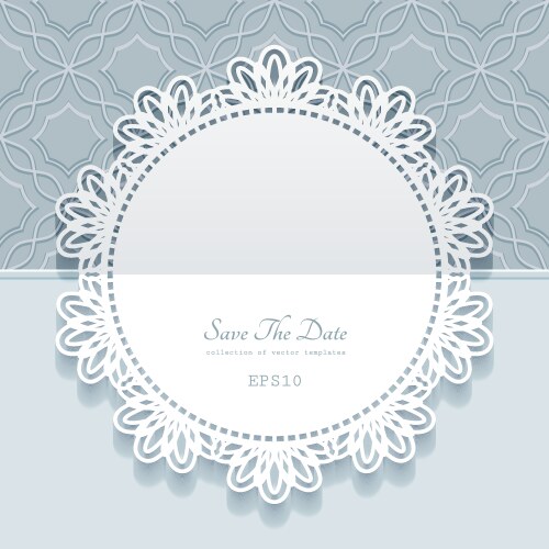Lace frame Royalty Free Vector Image - VectorStock