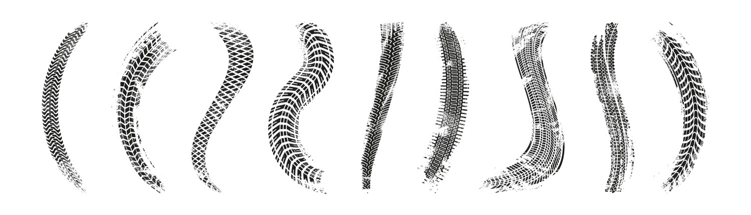 Tire Tracks Vector Images (over 10,000)