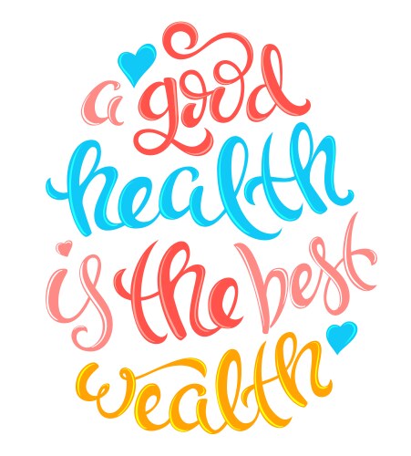 Health is Wealth Vector Images (over 100)