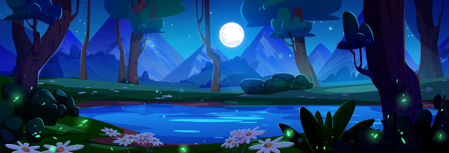 Cartoon Lake Background Vector Images (over 16,000)