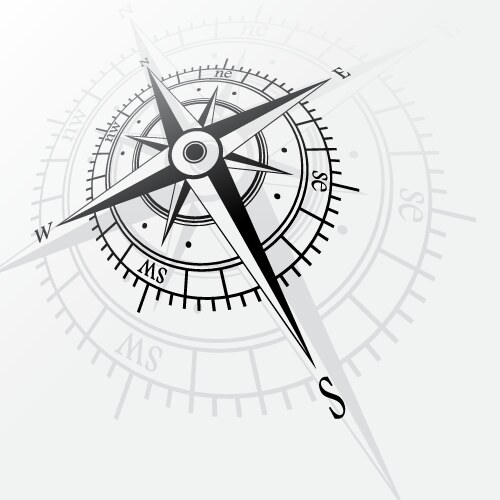Compass Black and White Vector Images (over 11,000)