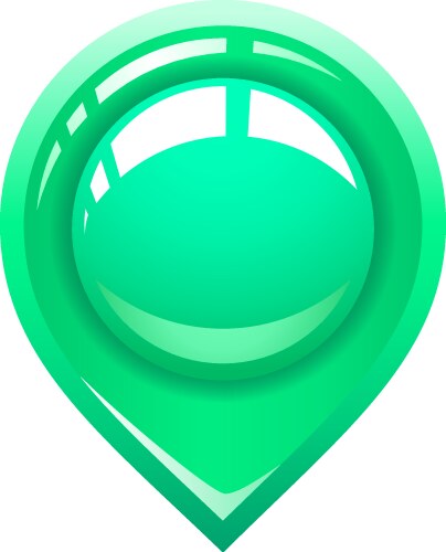 Pointer location for the map Royalty Free Vector Image