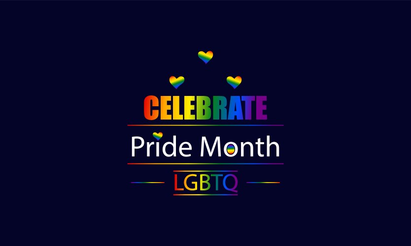 Artistic expression capturing the spirit of pride Vector Image