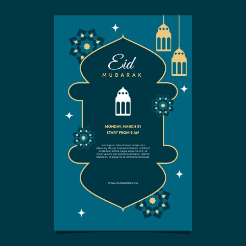 Frame Eid Mubarak Vector Images (over 7,000)