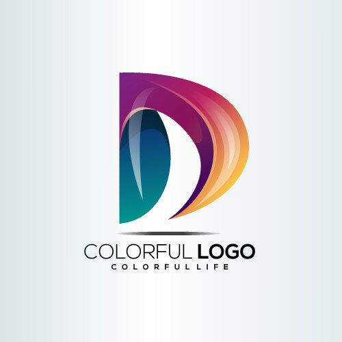 Letter D Colors Logo Vector Images (over 6,900)