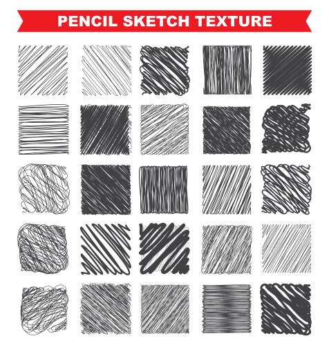 Sketch hatching abstract pattern backgrounds Vector Image