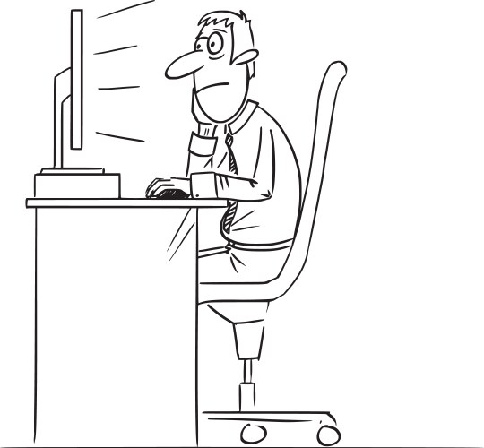 Bored Cartoon Character Funny Vector Images (over 4,800)