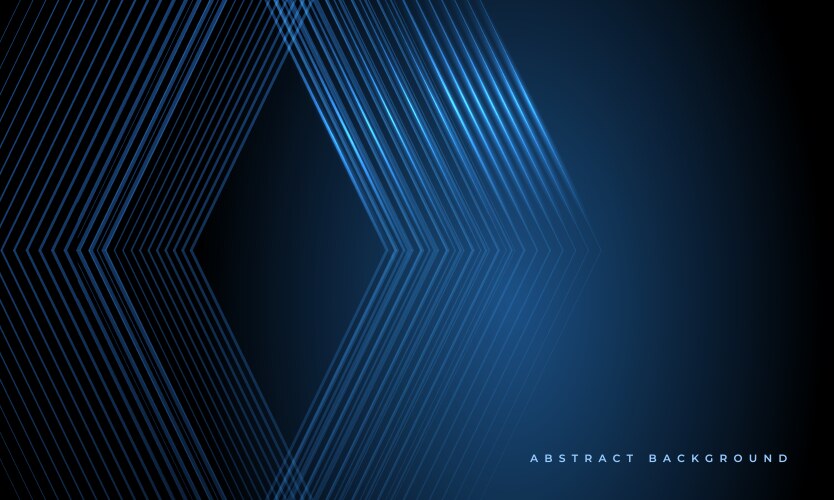 Dark blue 3d abstract technology background Vector Image