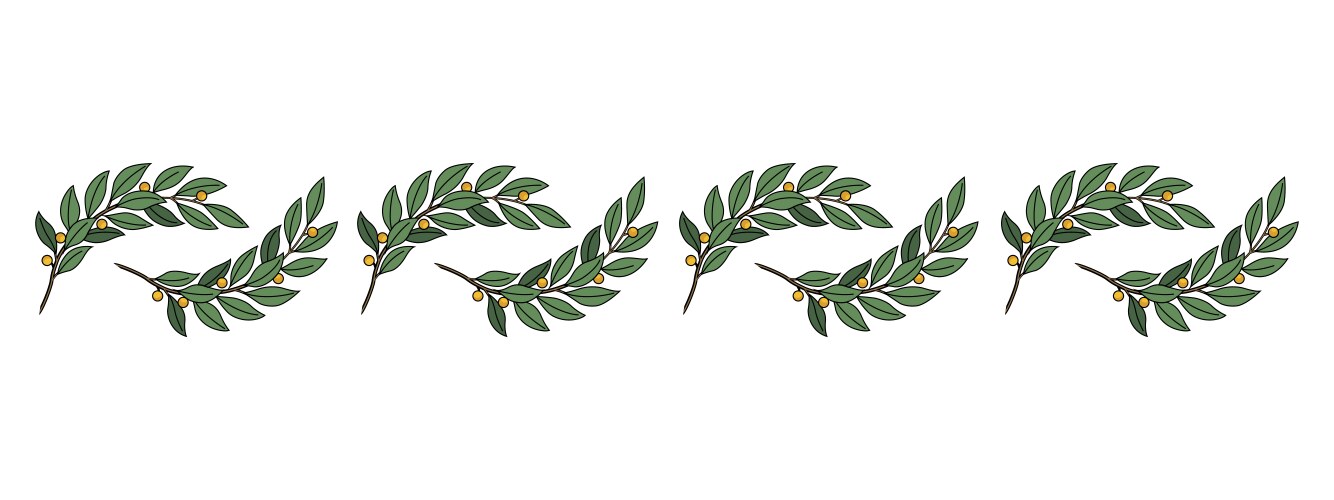 Laurel Garland Border Vector Images (over 700)