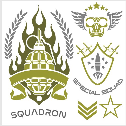 Symbol of special forces Royalty Free Vector Image
