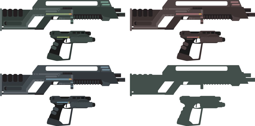 Sci Fi Weapon Vector Images (over 1,400)