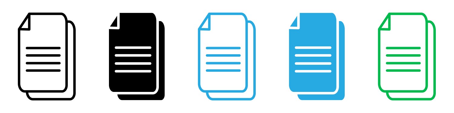 File management icon for digital documentation Vector Image