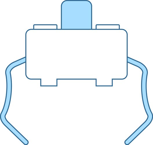 Micro button icon Royalty Free Vector Image - VectorStock