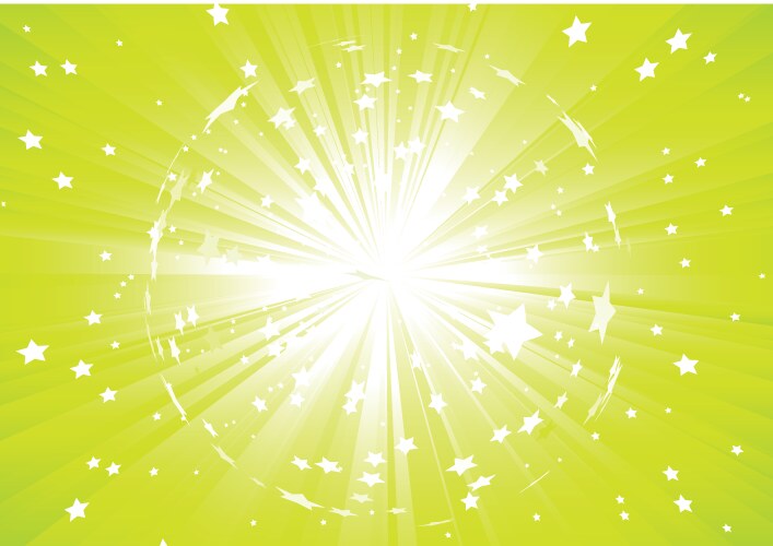 Abstract magic light green background Royalty Free Vector