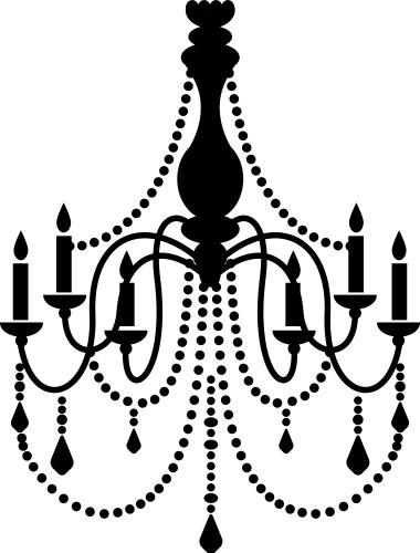 Chandelier Royalty Free Vector Image - VectorStock