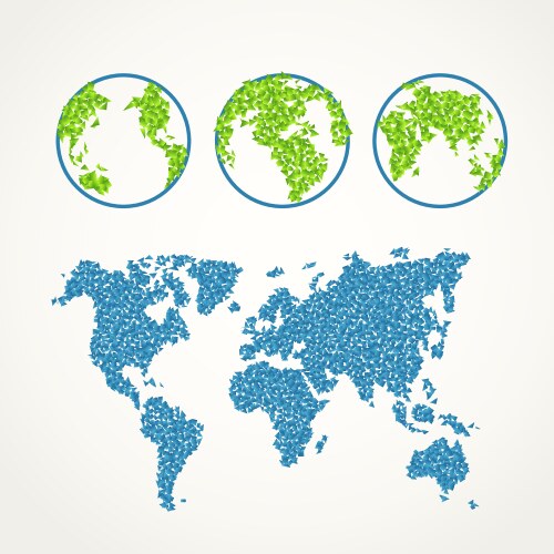 Evolution of earth concept Royalty Free Vector Image