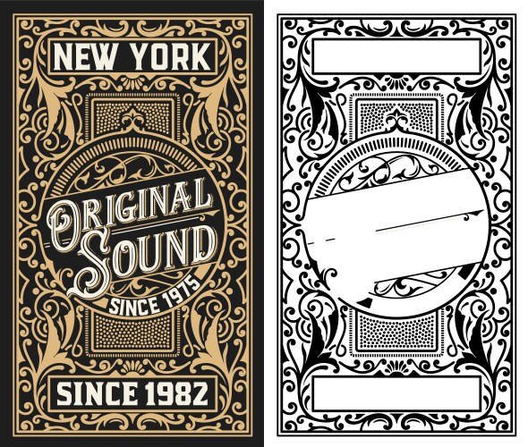 Vintage card western style Royalty Free Vector Image