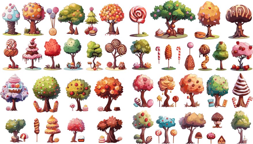 Cartoon Trees Vector Images (over 370,000)