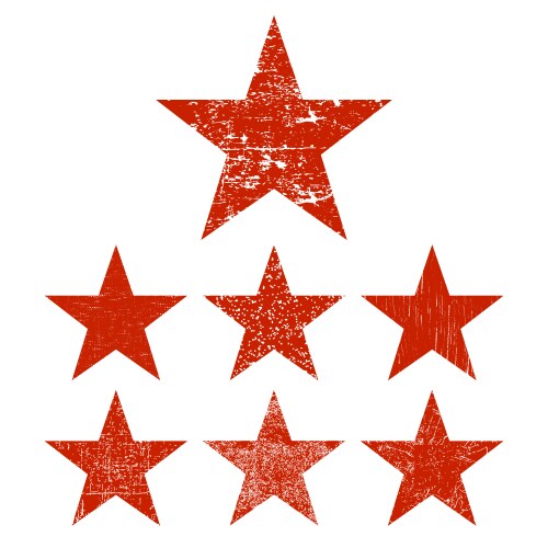 Pink watercolor star Royalty Free Vector Image