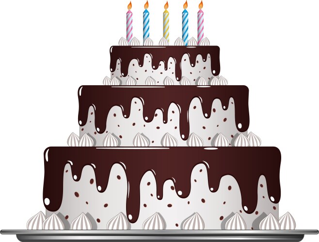 Birthday Cake Draw Vector Images (over 18,000)