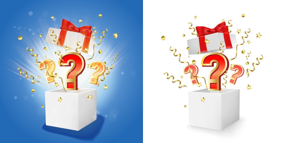 Realistic glitch font character question mark Vector Image