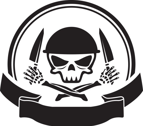 Army weapons logo Royalty Free Vector Image - VectorStock