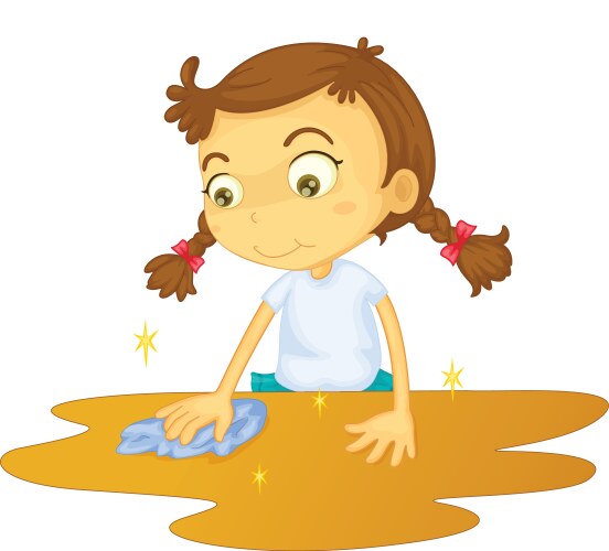 Kids Clean Table Cartoon Vector Images (over 200)