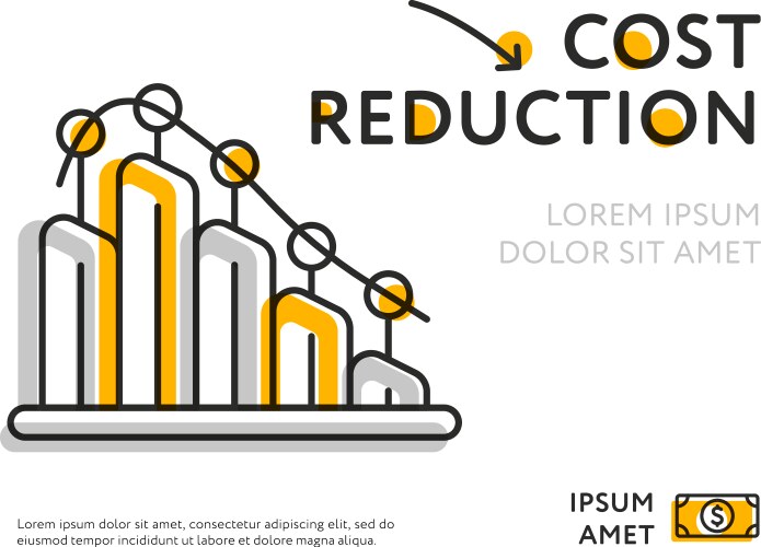 Cost Reduction Symbol Vector Images (over 4,100)
