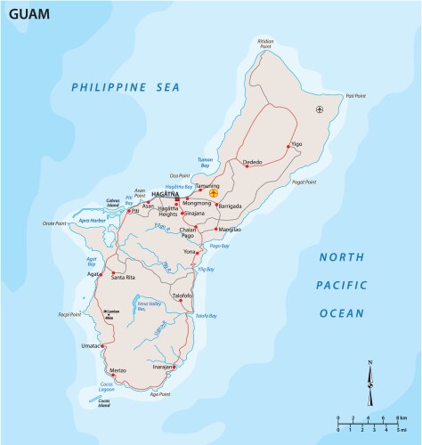 Guam Map Shape Vector Images (84)