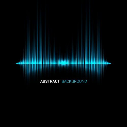 Sound wave dynamic vibration wallpaper Royalty Free Vector