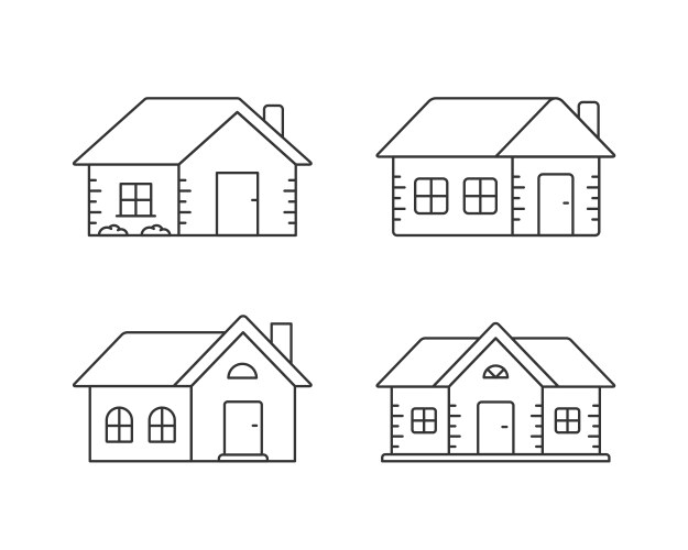 House Line Art Vector Images (over 140,000)
