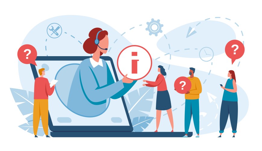 Bank customer service clients and financial Vector Image