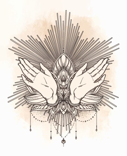 Open Praying Hands Vector Images (over 660)