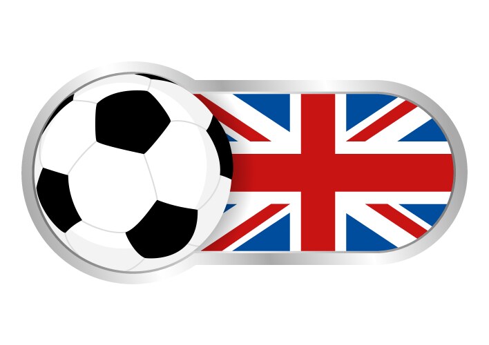 Soccer football emblems design element for logo Vector Image