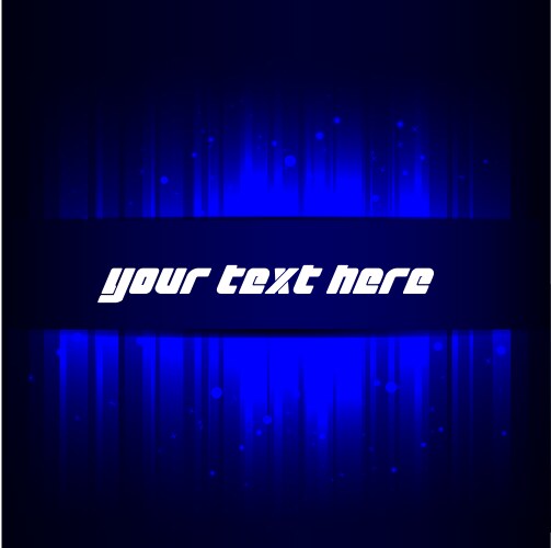 Blue glitter background with space for text Vector Image