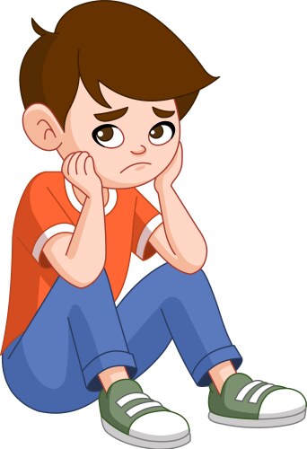Pouting Child Clipart