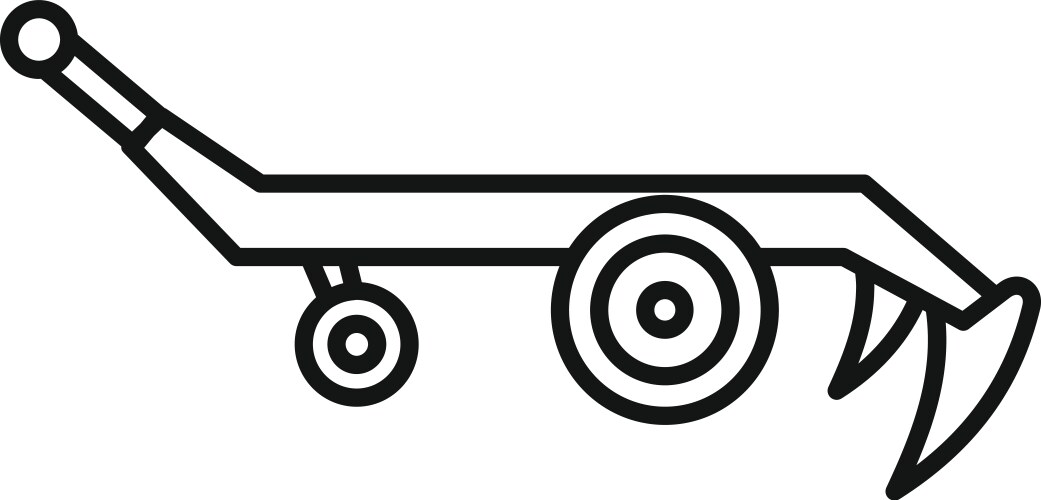 Tractor Outline Plow Vector Images (over 750)