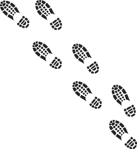 Hiking Footprints Vector Images (over 940)