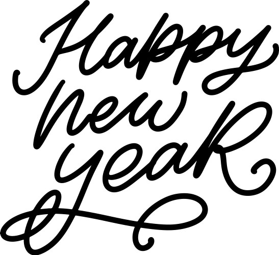 Happy New Year Lettering Vector Images (over 91,000)